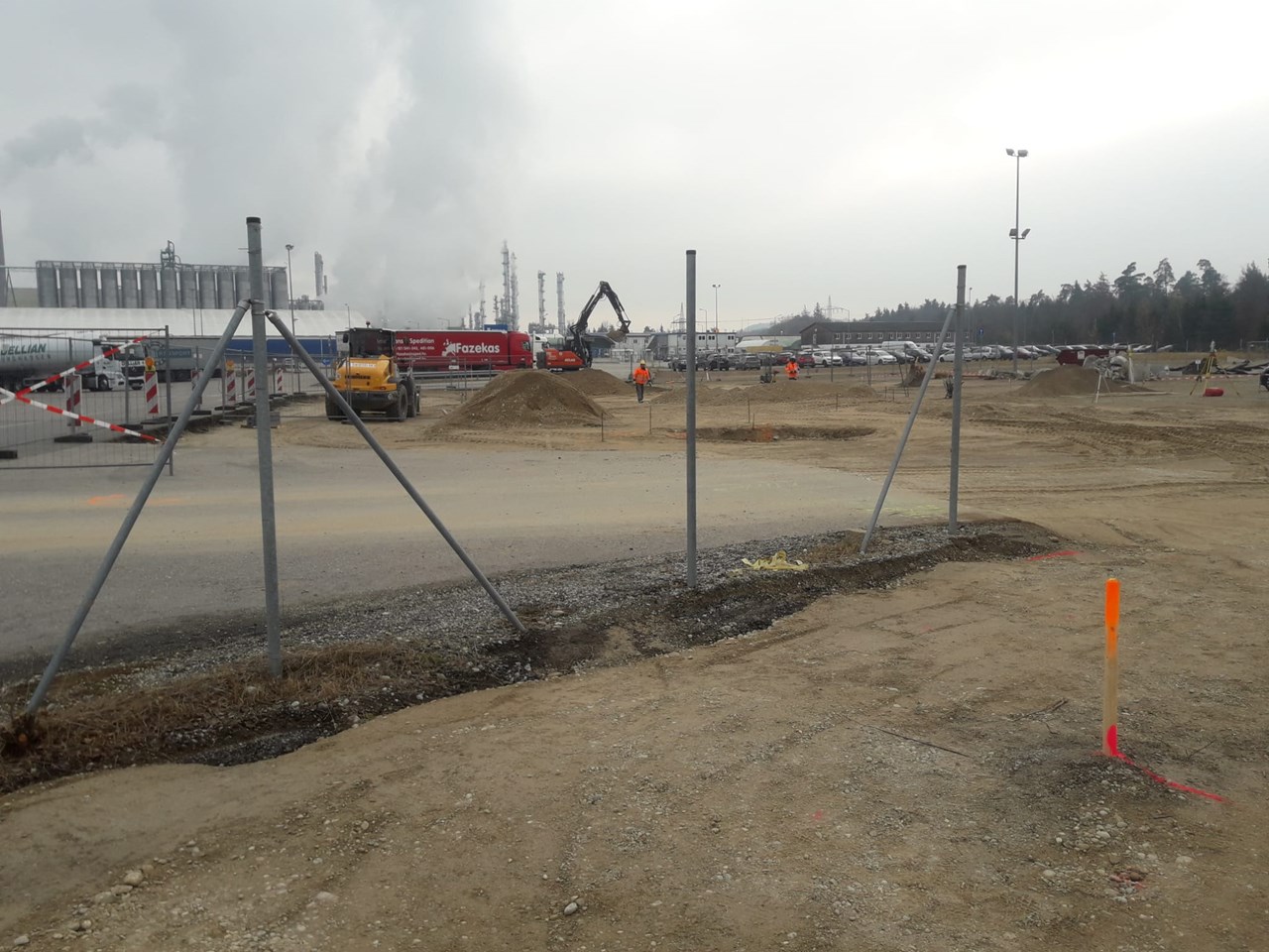 Erweiterung der Nordeinfahrt von Borealis Burghausen | Swietelsky AG